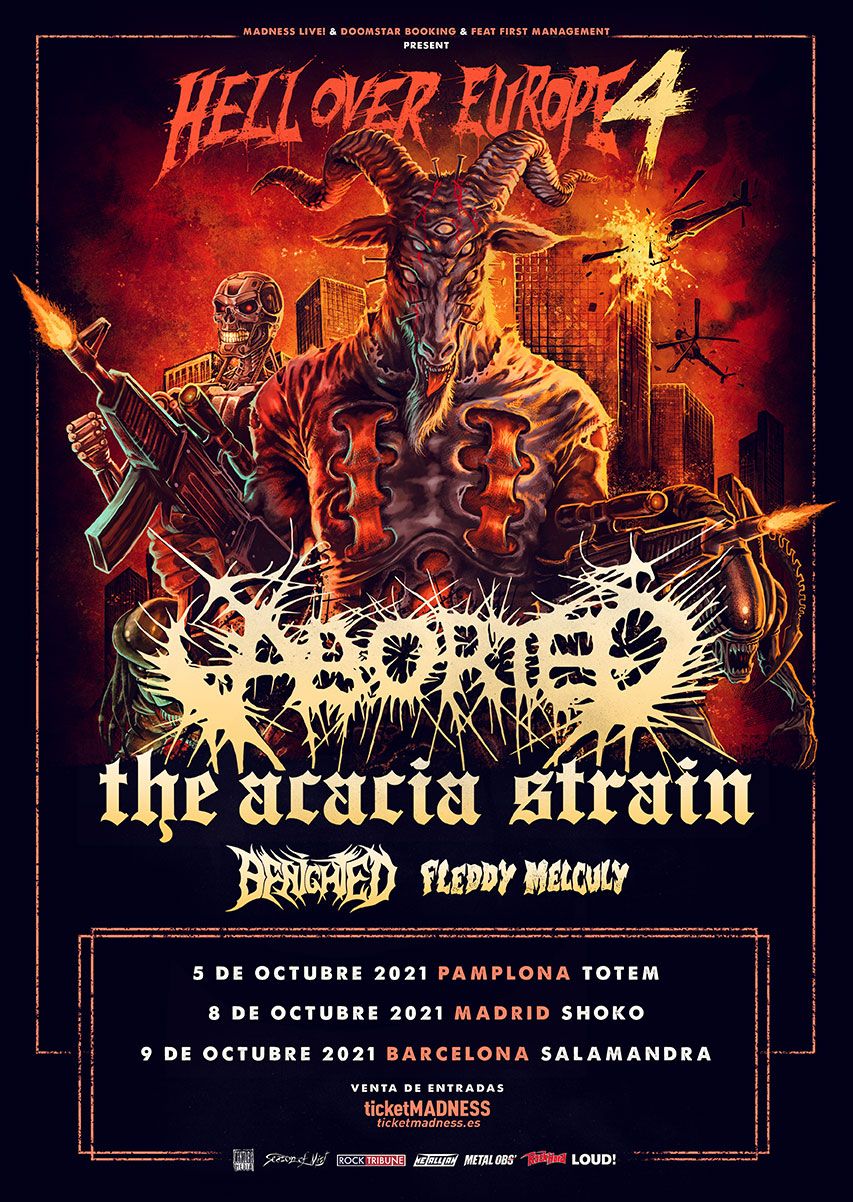 ¡ABORTED REGRESAN EL HELL OVER EUROPE 4 CON THE ACACIA STRAIN Y MUCHO ...
